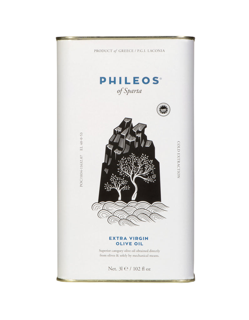 Phileos of Sparta Premium Extra Virgin Olive Oil PGI Laconia (3L) – Anthos