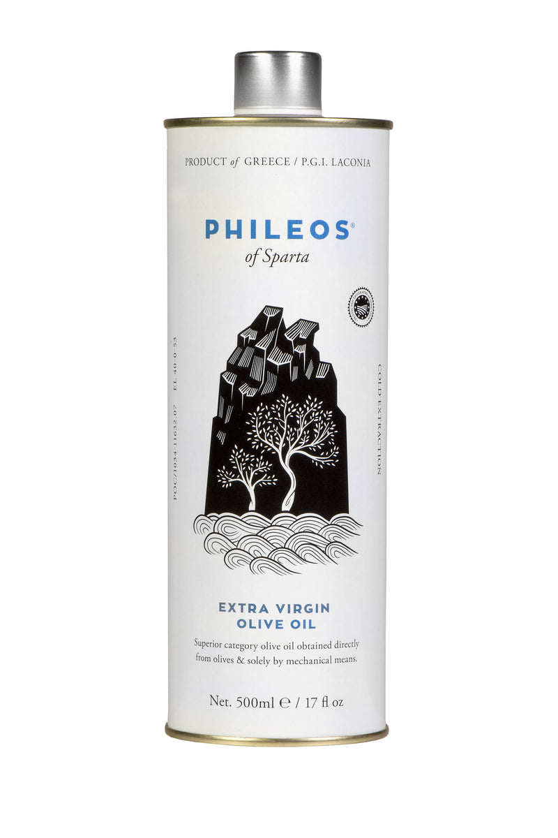 Phileos Premium Extra Virgin Olive Oil PGI Laconia - 17 fl oz (500ml ...