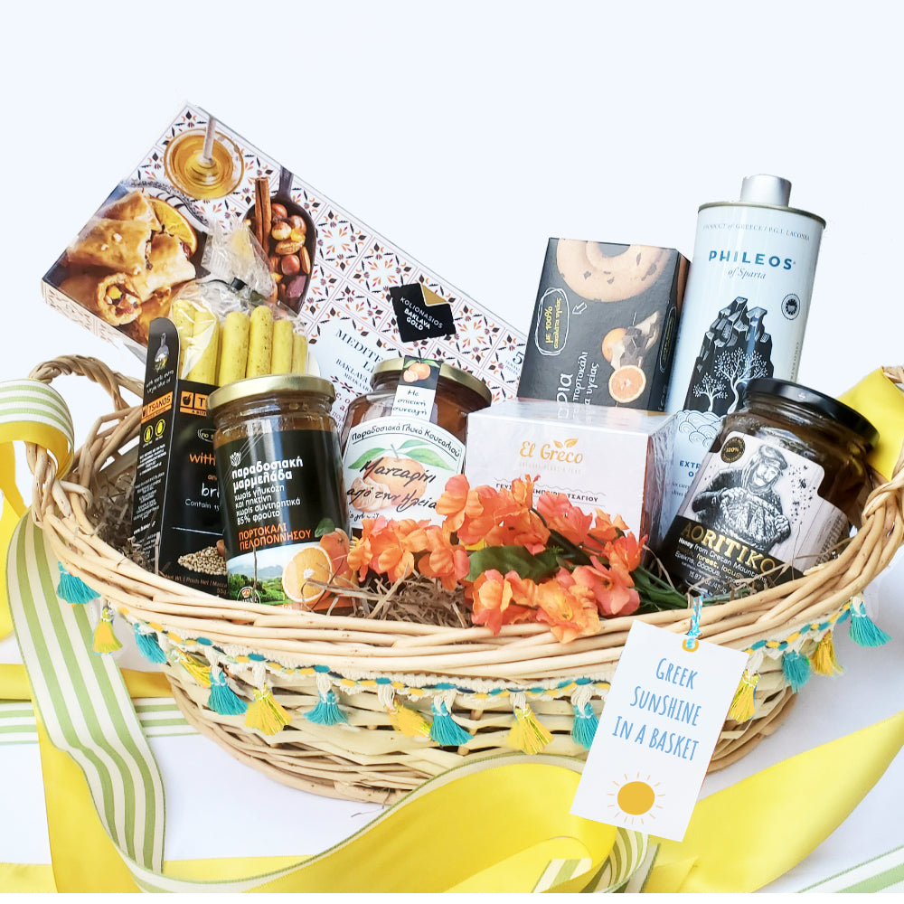 Greek Sunshine Basket – Anthos